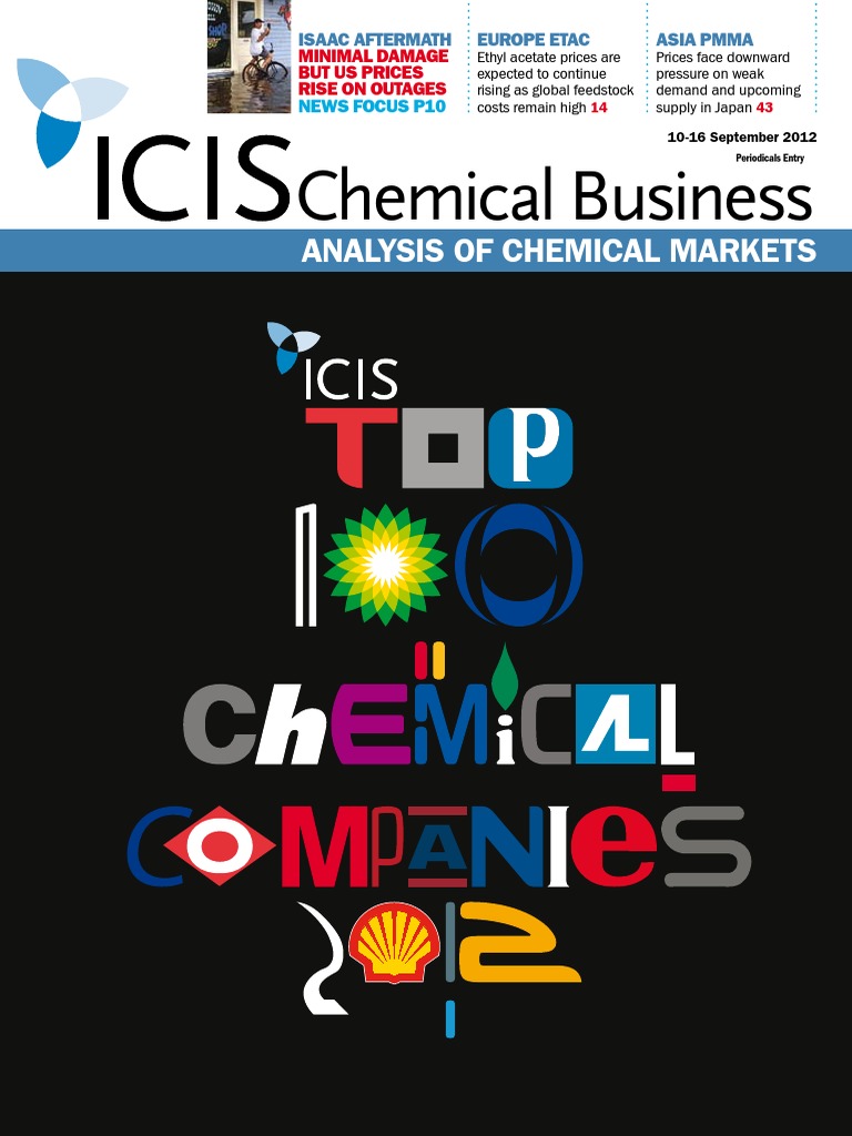 ICIS TOP 100 CHEMICAL COMPANIES RISE ON PRICES AND ASIA GROWTH | PDF ...