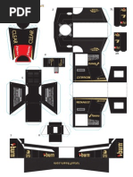 F1 Paper Model - Ferrari F2007 Paper Car PDF | PDF | Racing Formulas ...