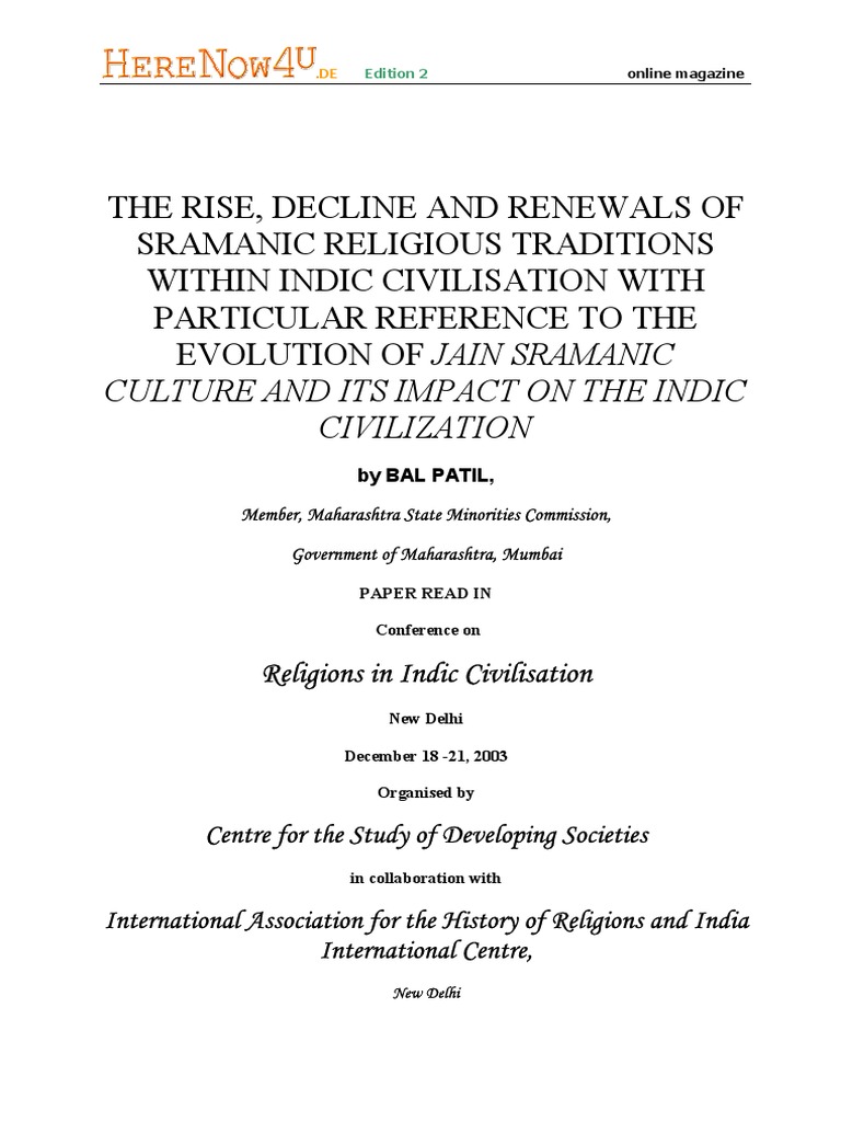 Evolution of Sramanic Jain Culture | PDF | Vedas | Ashoka