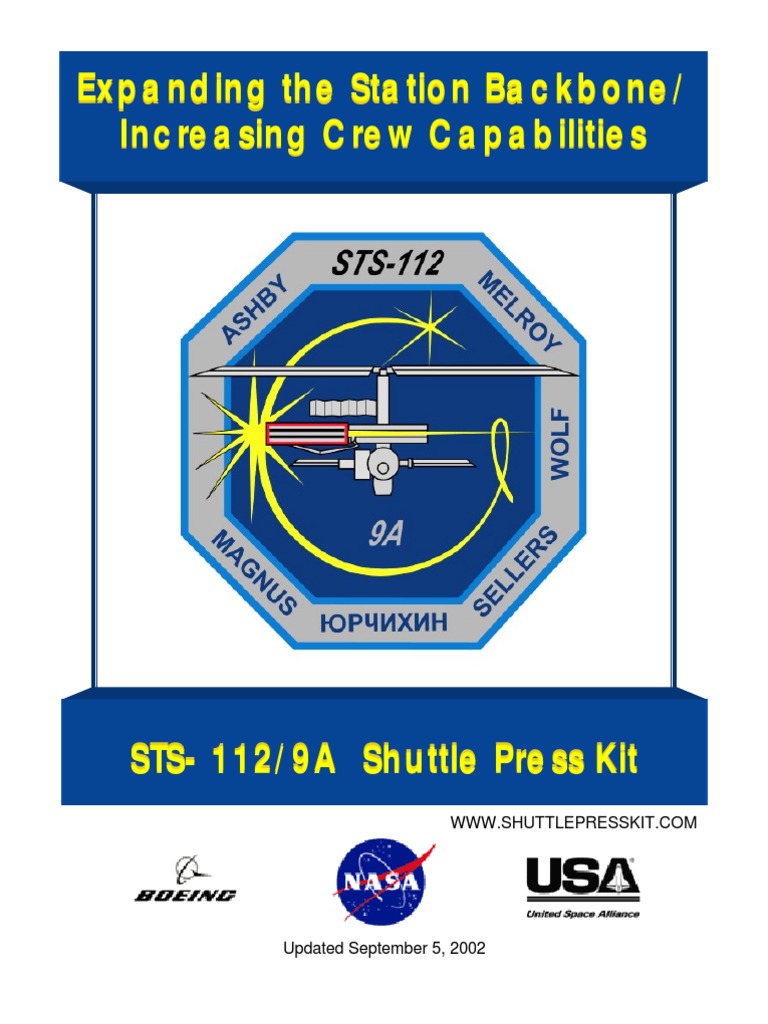 NASA Space Shuttle STS-112 Press Kit | PDF