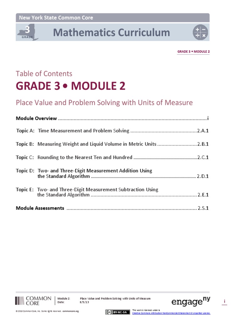Math g3 m2 Full Module | PDF | Common Core State Standards Initiative ...