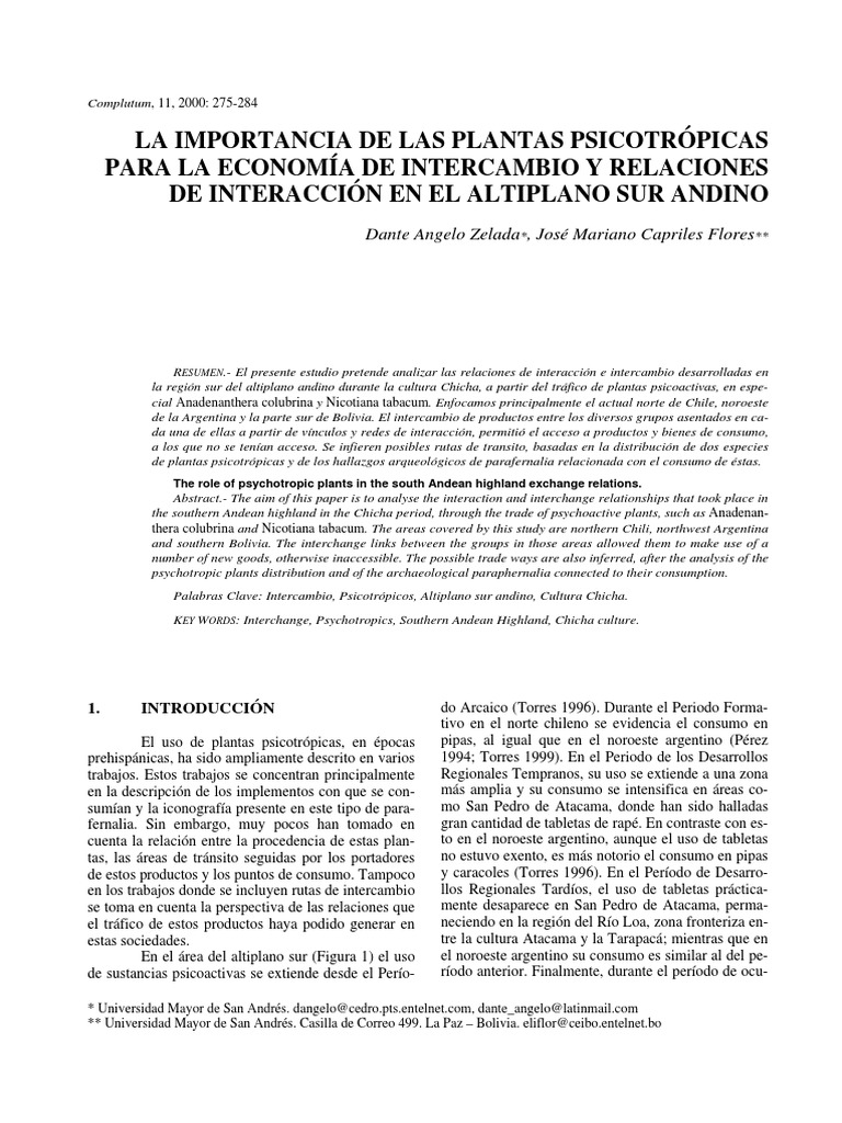 Zelada, Dante Ángelo y Capriles Flores, José Mariano. LA IMPORTANCIA DE LAS PLANTAS ...