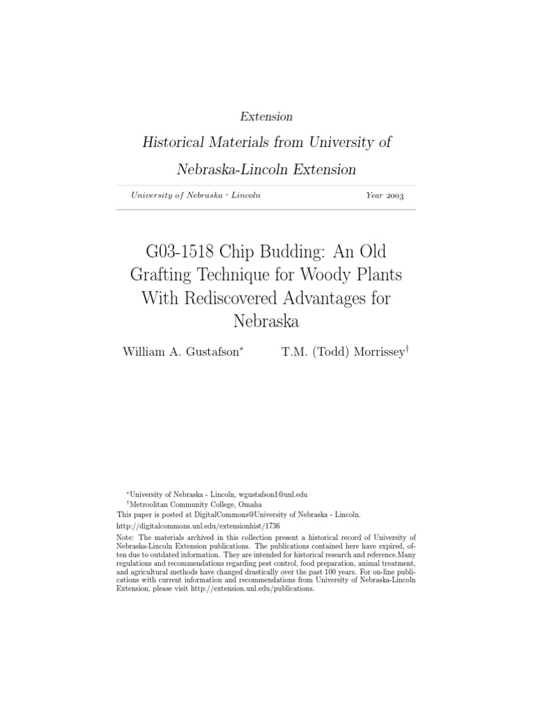 Chip Budding | PDF | Grafting | Botany