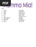 Mamma Mia Musical Script Excerpt | PDF