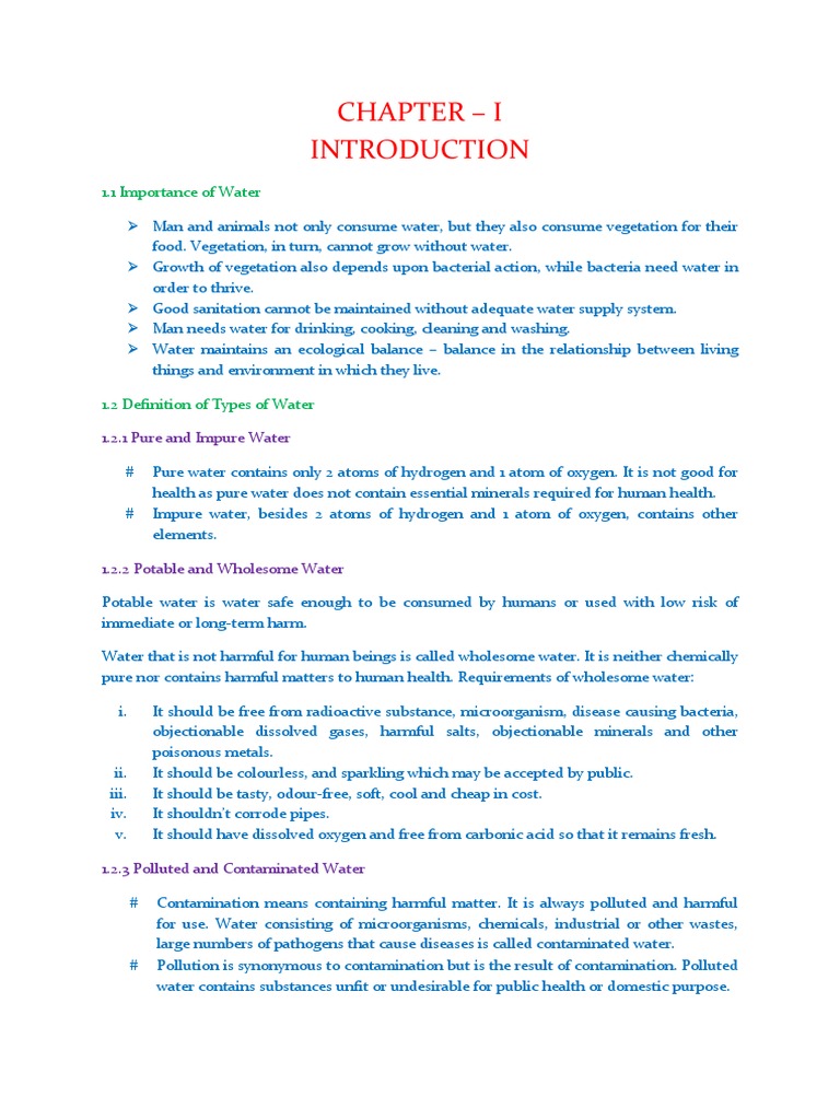 Introduction To Water Supply Engineering | PDF | Water Pollution ...