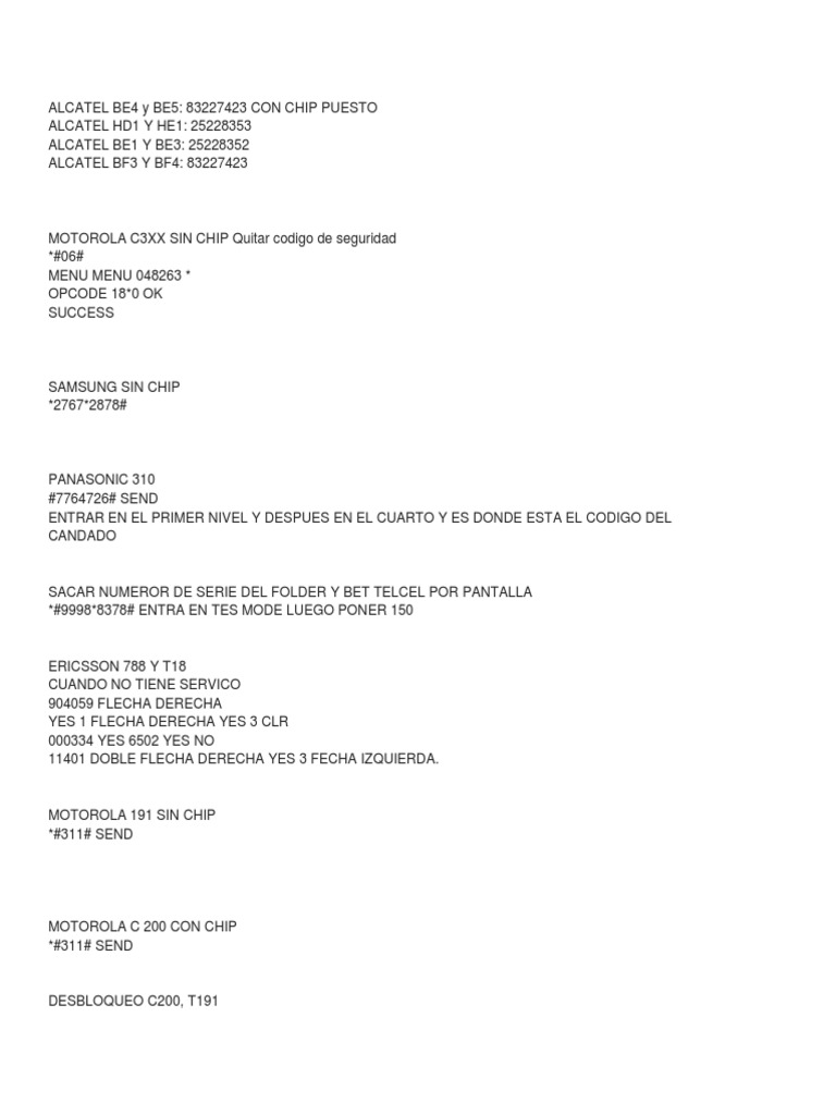Alcatel Be4 y Be5 | PDF | Equipo de usuario de telecomunicaciones ...