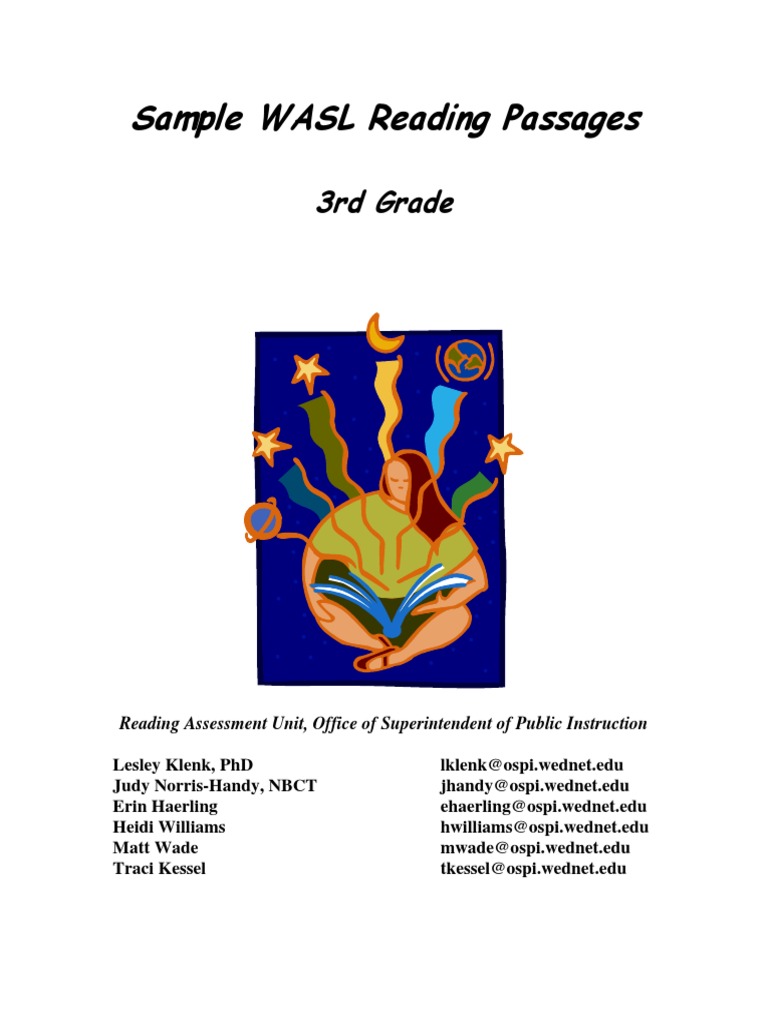 3 RD GR Reading Comprehension | PDF | Reading (Process) | Reading ...