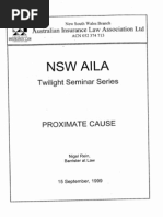 Doctrine of Proximate Cause | PDF | Proximate Cause | Insurance