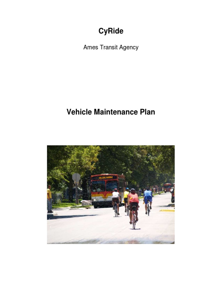 VEHICLE Sample Large Maintenance Plan | PDF | Business