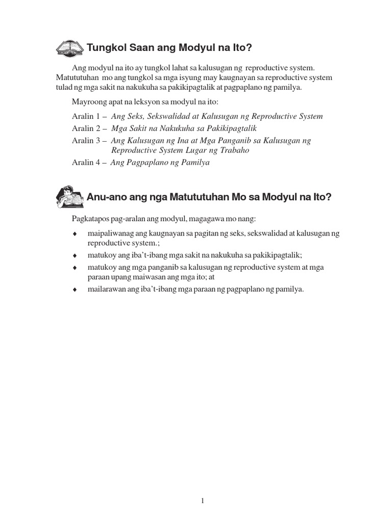 Kalusugan NG Reproductive System | PDF