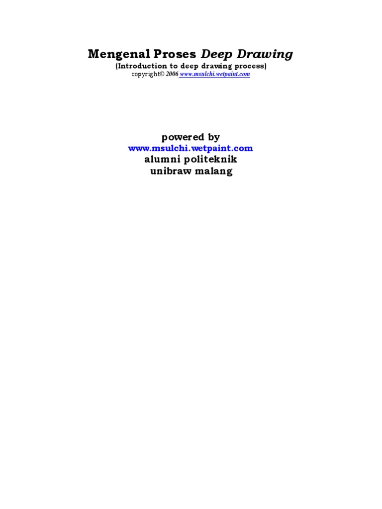 Mengenal Proses Drawing | PDF