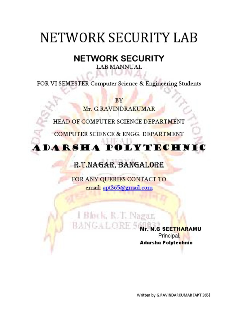 NetworkSecurity LABManual | PDF | Transmission Control Protocol | Port ...