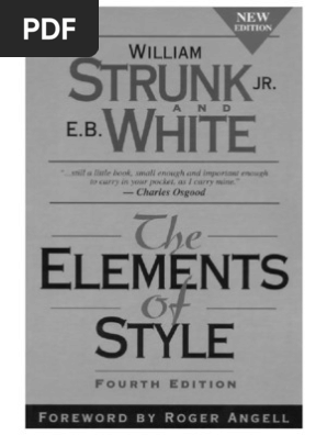 The Elements Of Style Cover