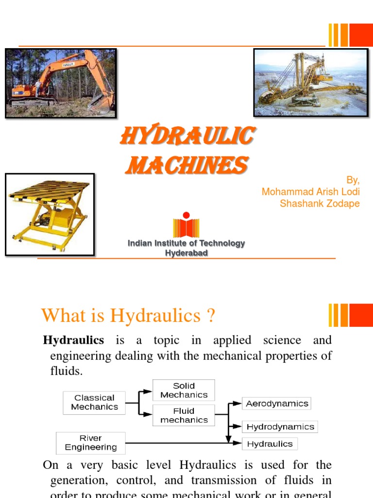 Hydraulic Machines | PDF | Business | Computers