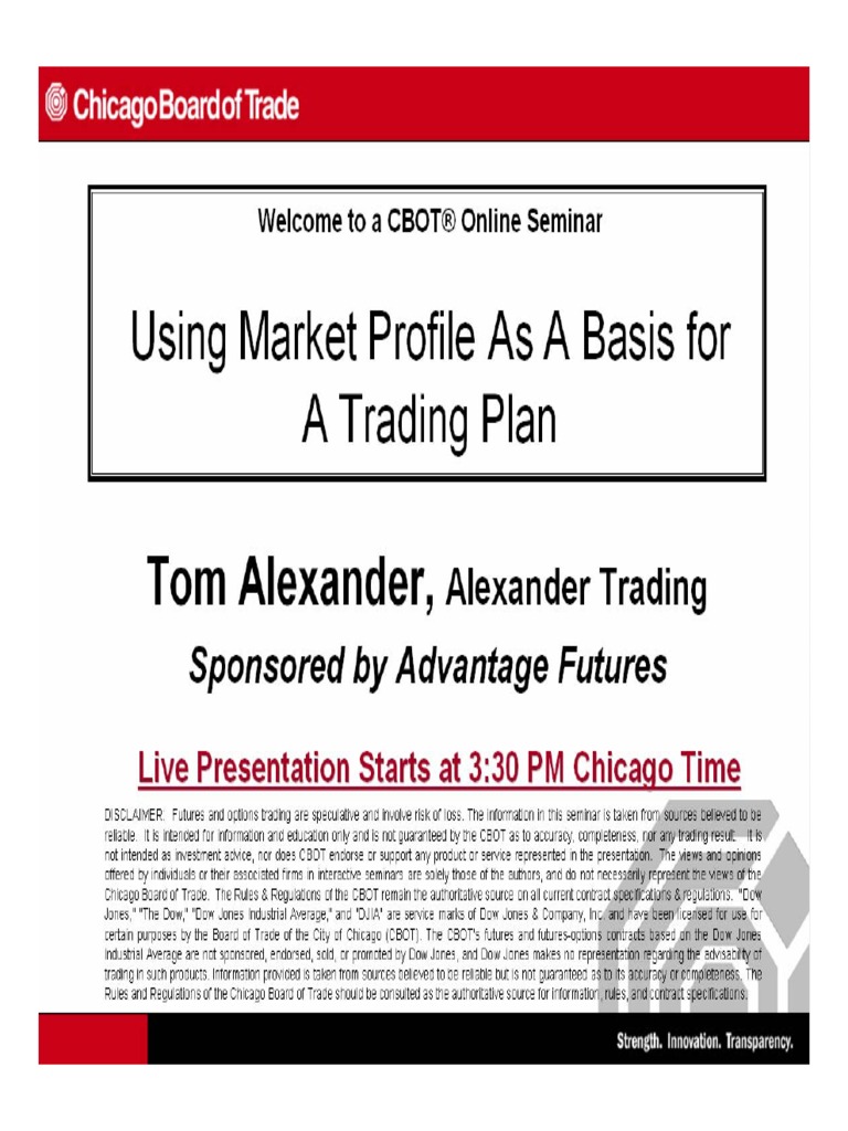 Market Profile Lesson | PDF | Business Economics | Business