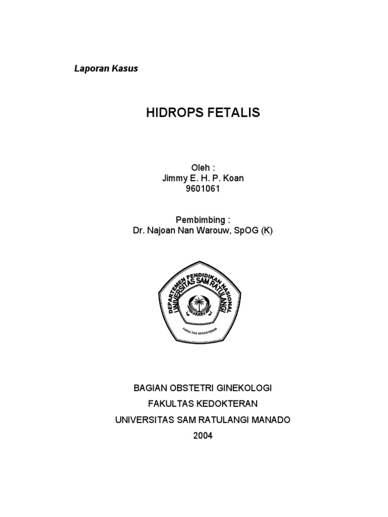 Hidrops Fetalis | PDF