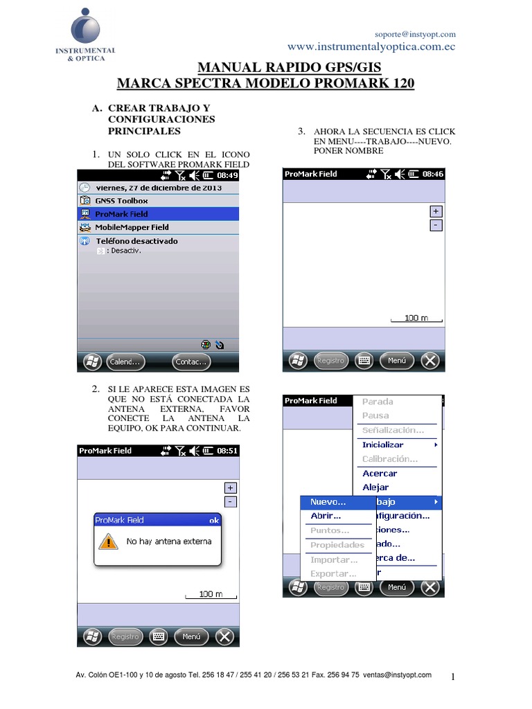 Manual Rapido Promark Field | PDF