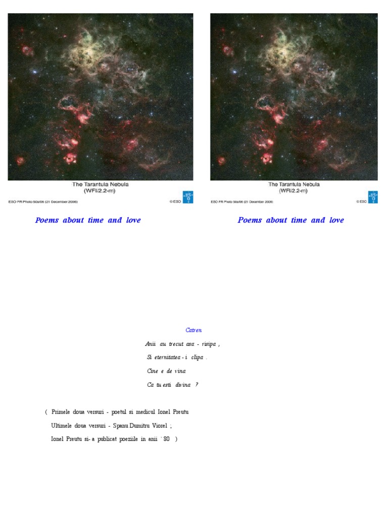 Oems About Time and Love Poems About Time and Love | PDF | Spacetime ...