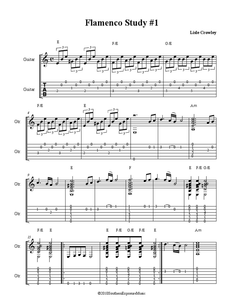 Flamenco Study 2 | PDF