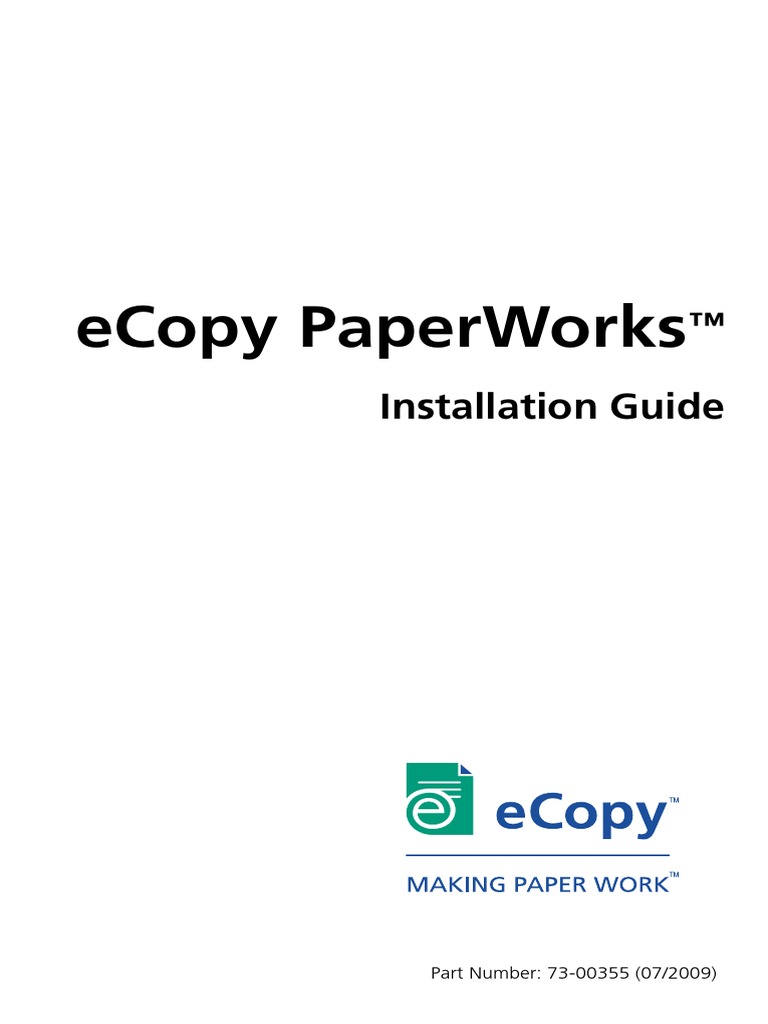 Ecopy Install Guide | PDF | Remote Desktop Services | Command Line ...