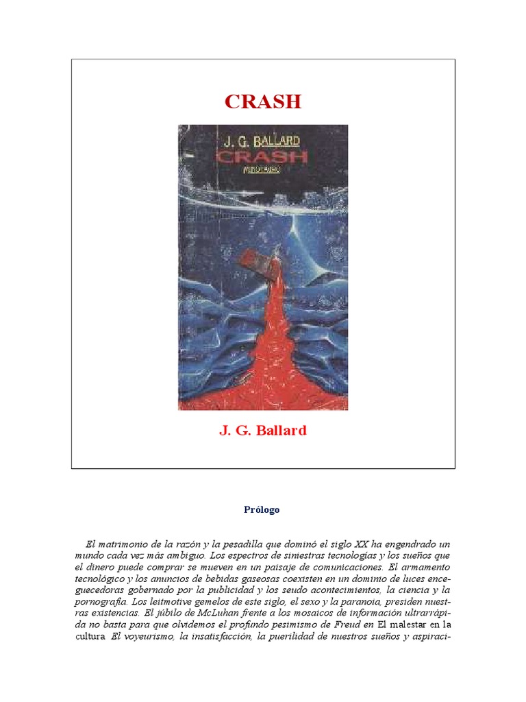 Ballard, J. G. - Crash (Español) | PDF | Novelas | Realidad