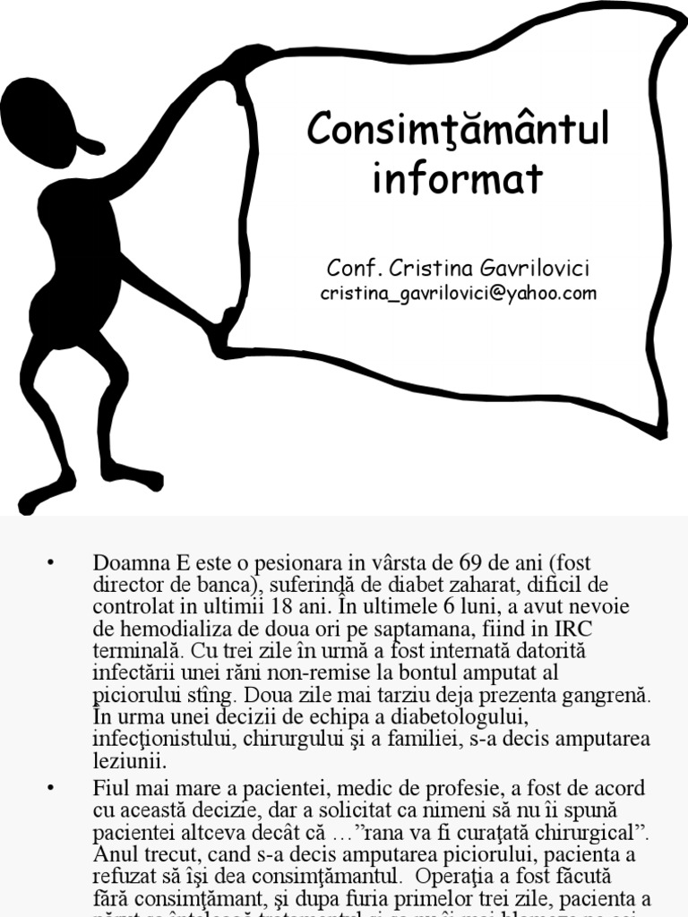 Consimtamant Informat
