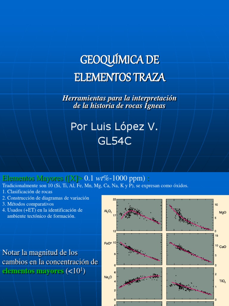 Elementos Traza | PDF | Mineralogía | Geología