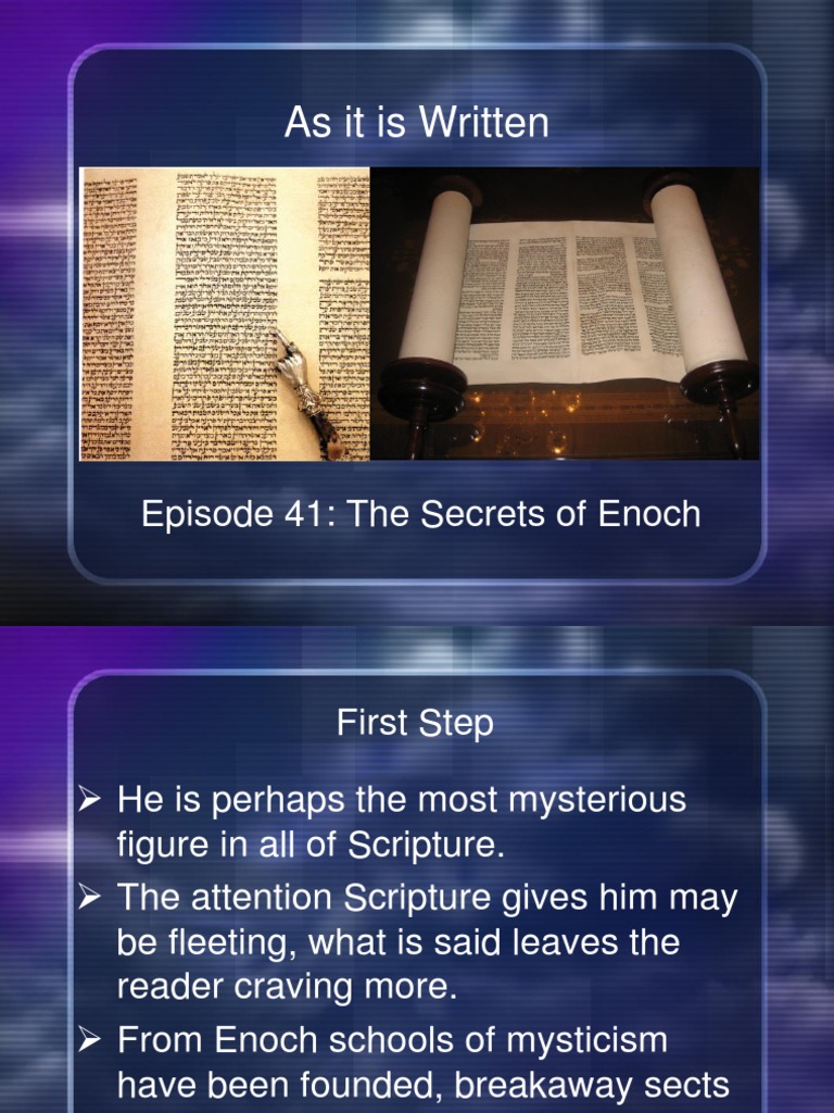 Enoch and His Calendar Secrets Complete | PDF | Enoch (Ancestor Of Noah ...