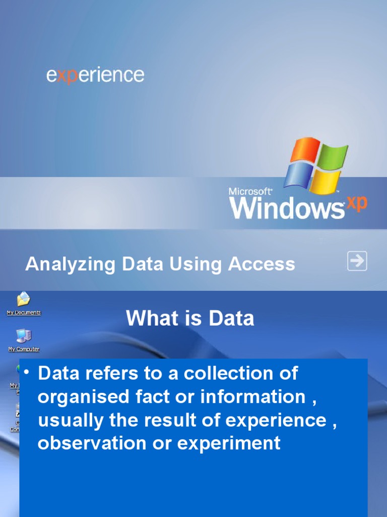 Analyzing Data Using Access | PDF | Microsoft Access | Databases