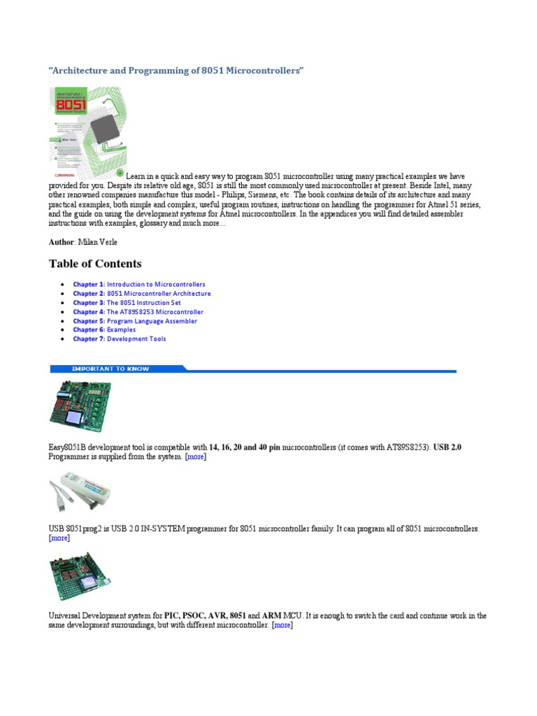 8051 Tutor | PDF | Microcontroller | Digital Technology