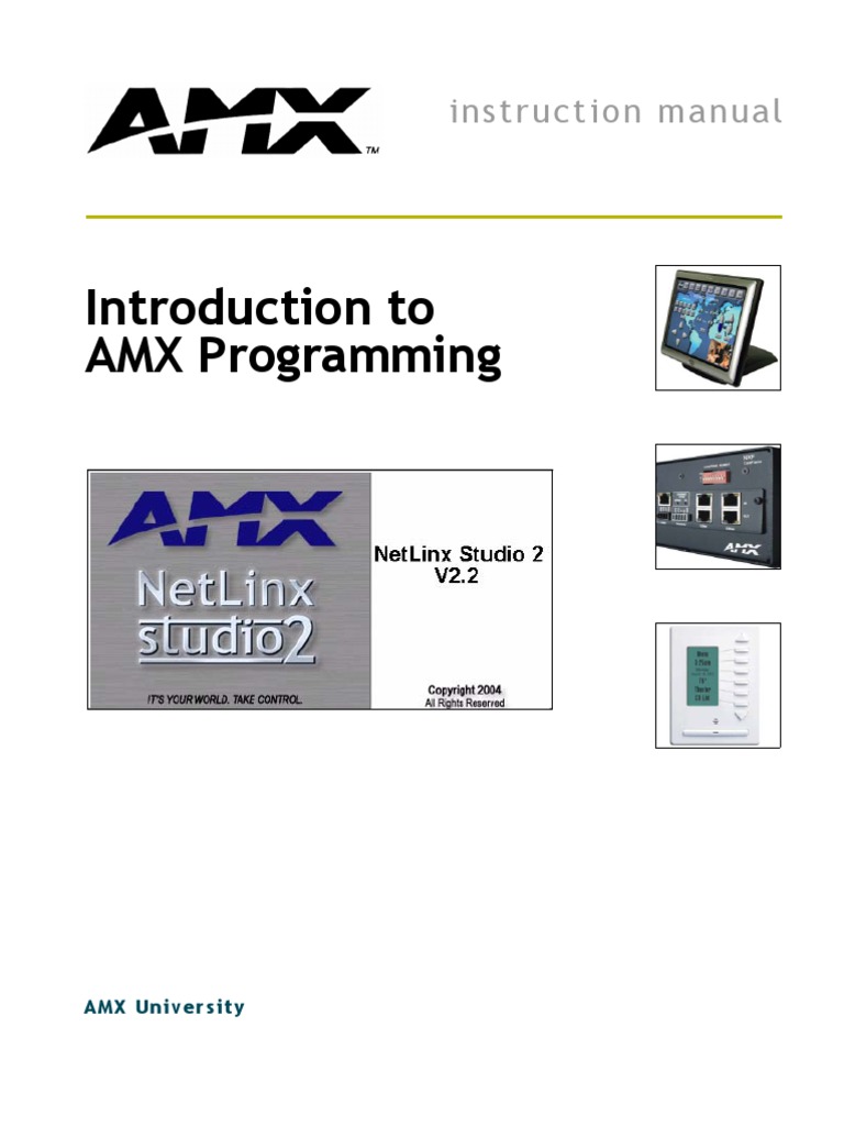 Amx Netlinx Programming Ba01 | PDF | Variable (Computer Science) | Data Type