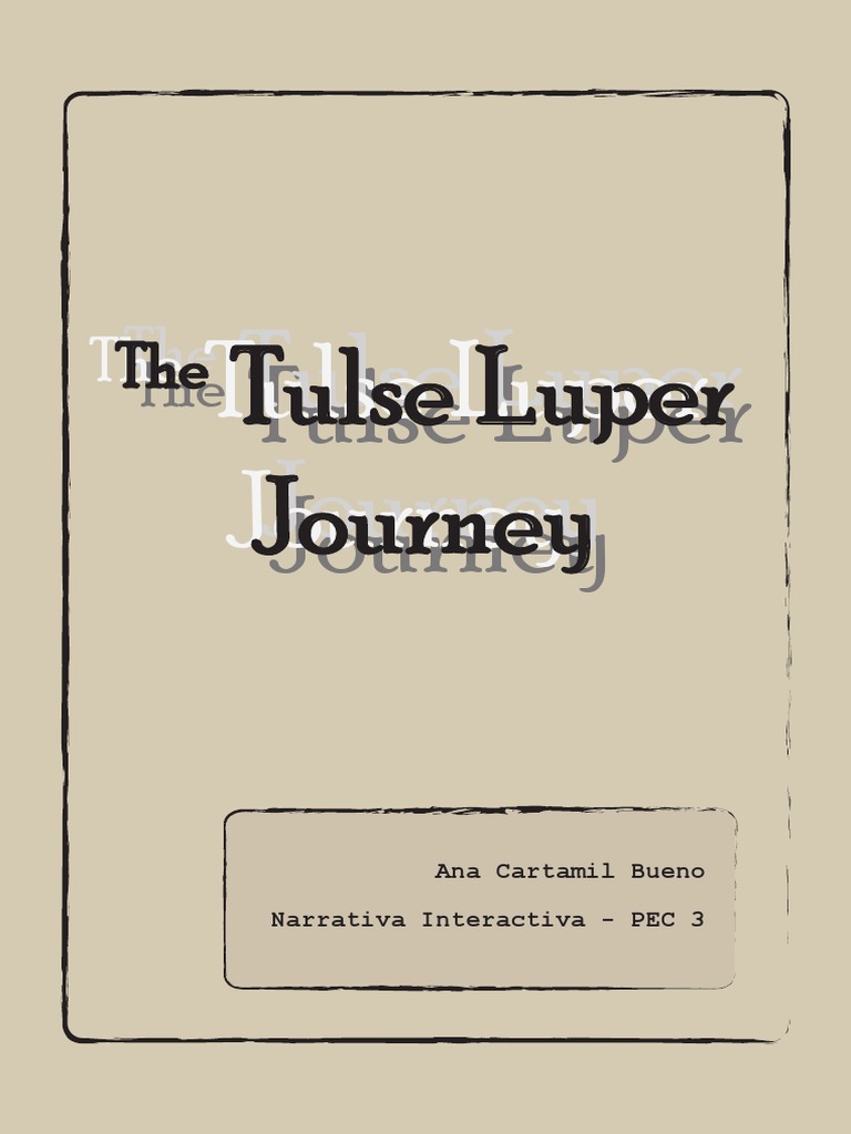 Análisis Del Juego "The Tulse Luper Journey" | PDF | Point and Click ...