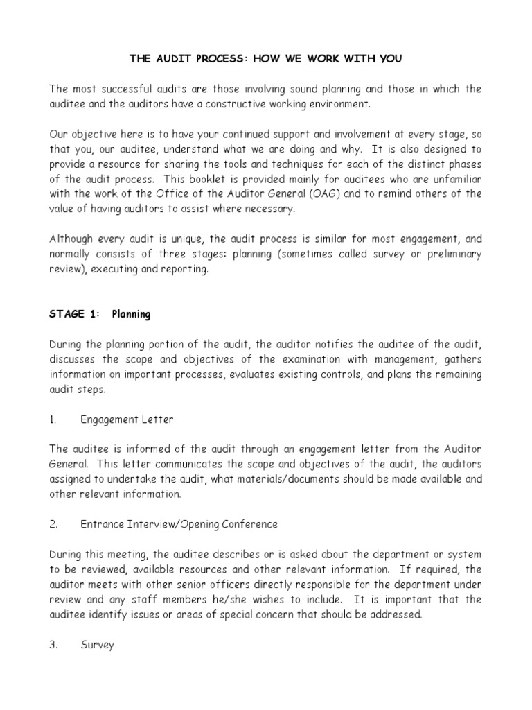 The Audit Process How We Work With You2 | PDF | Financial Audit | Audit