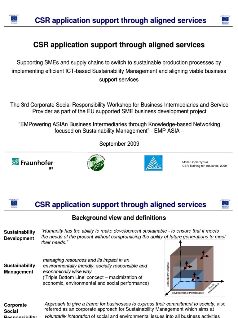 CSR Application Support Vietnam | PDF | Corporate Social Responsibility ...