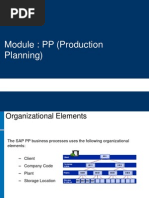 SAP PP Master Data Overview Guide | PDF