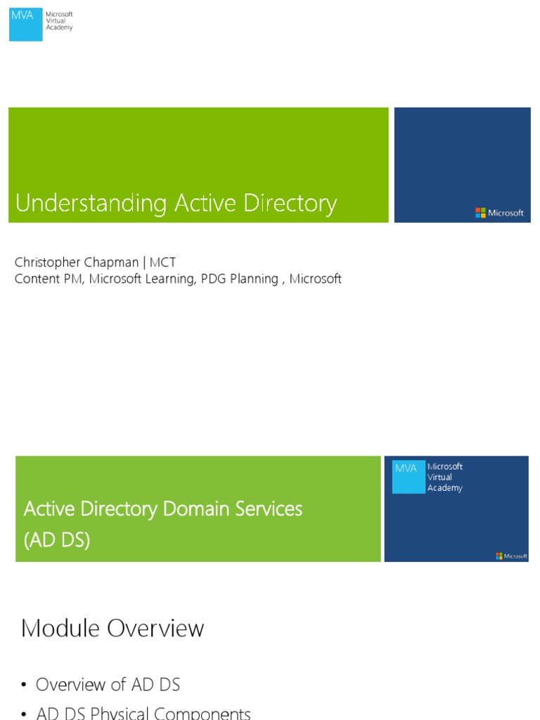 Active Directory Domain Services | PDF | Active Directory | Domain Name System