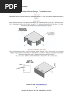 Sheet Metal Design Guidelines | PDF | Sheet Metal | Industries