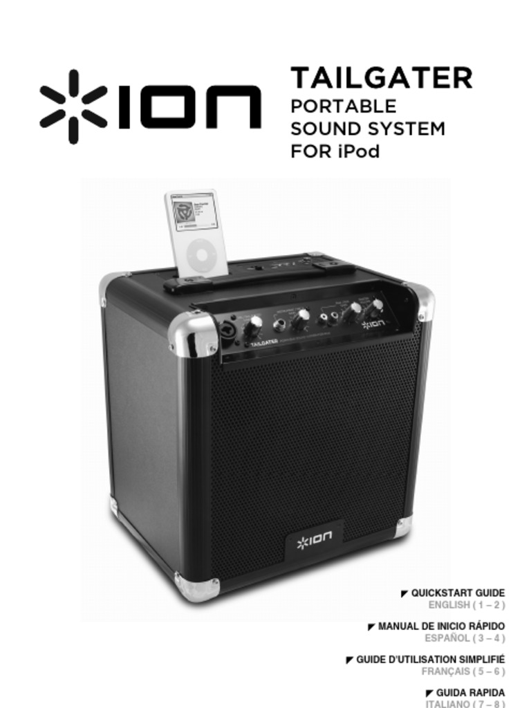 Tailgater: Portable Sound System For Ipod | PDF | Amplifier | Audio ...