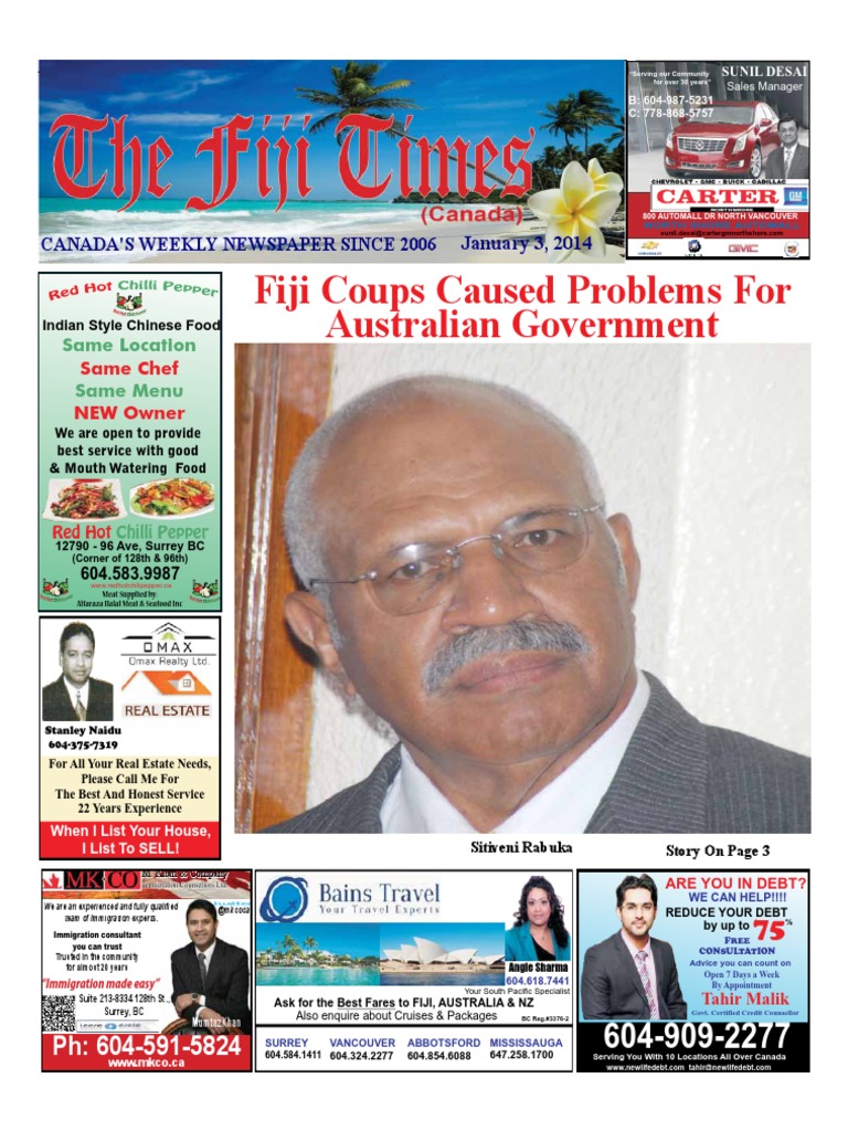 January 3 2014 | PDF | Fiji | Debit Card
