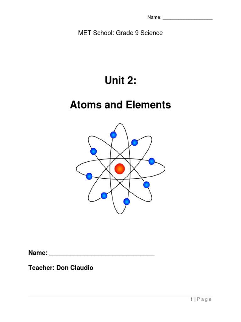 Understanding Atoms and Elements | PDF | Atoms | Chemical Elements