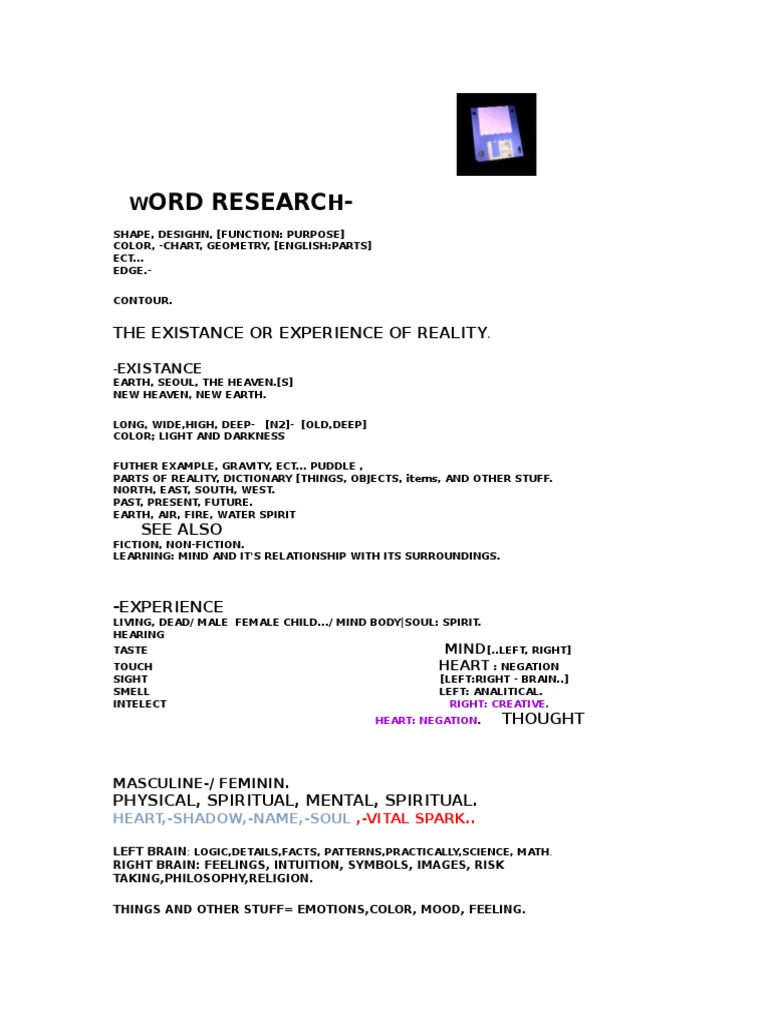 Word Research | PDF