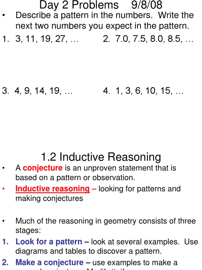 229 - 1.2 Inductive Reasoning | PDF
