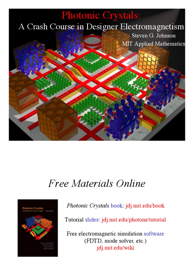 Photonic Spie Course 2012 | PDF | Metamaterial | Resonance