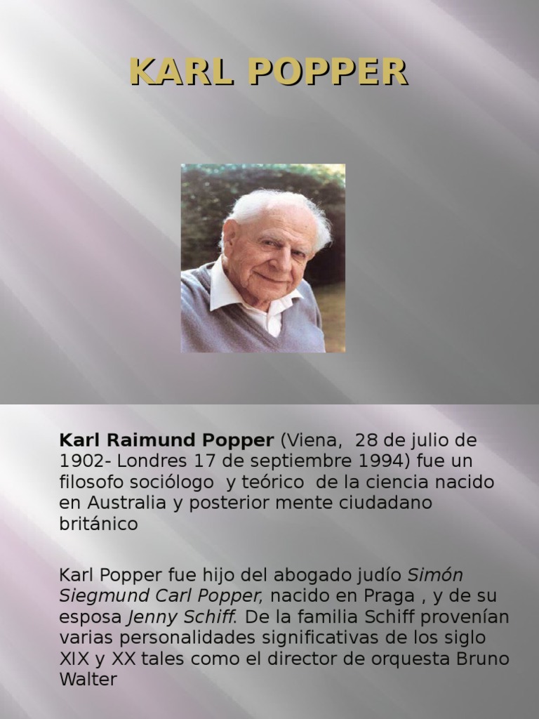 Karl Popper | PDF