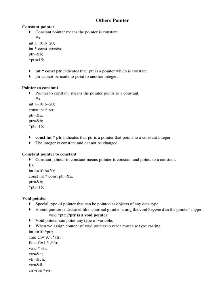 Pointer Dynamic Memory Allocation Pdf Pointer Computer Programming C Programming Language