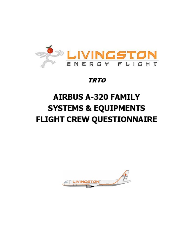 A320 Family Flight Crew Questionnaire | PDF | Mechanical Fan | Valve