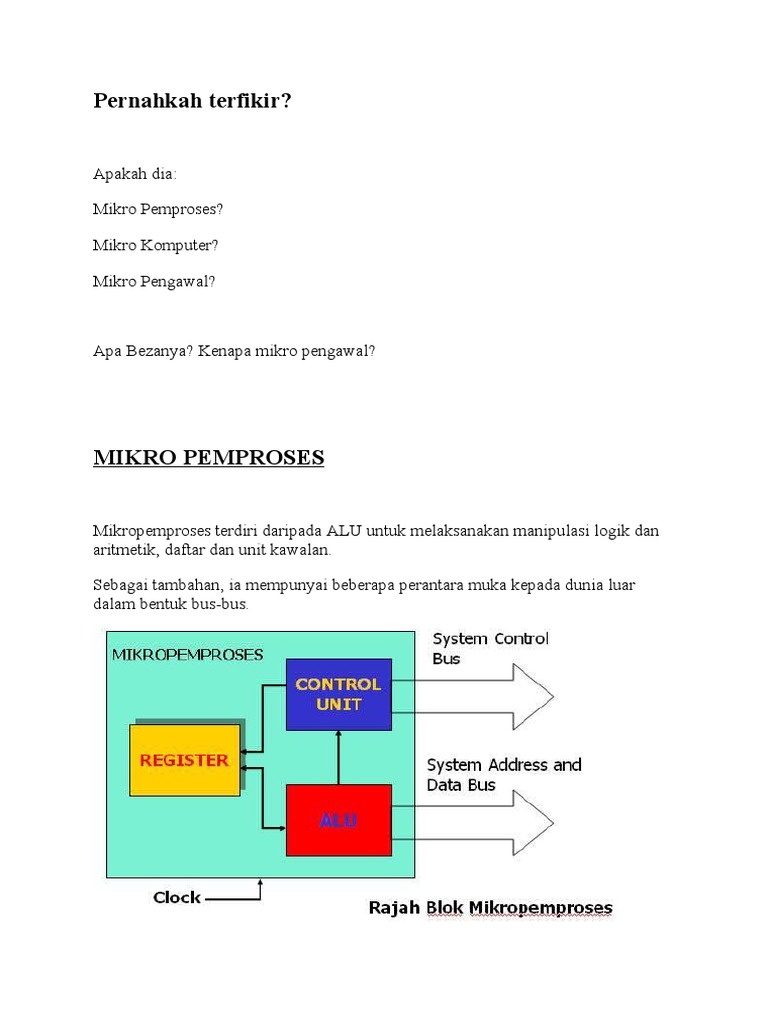 Apa Itu Pengawal Mikro | PDF