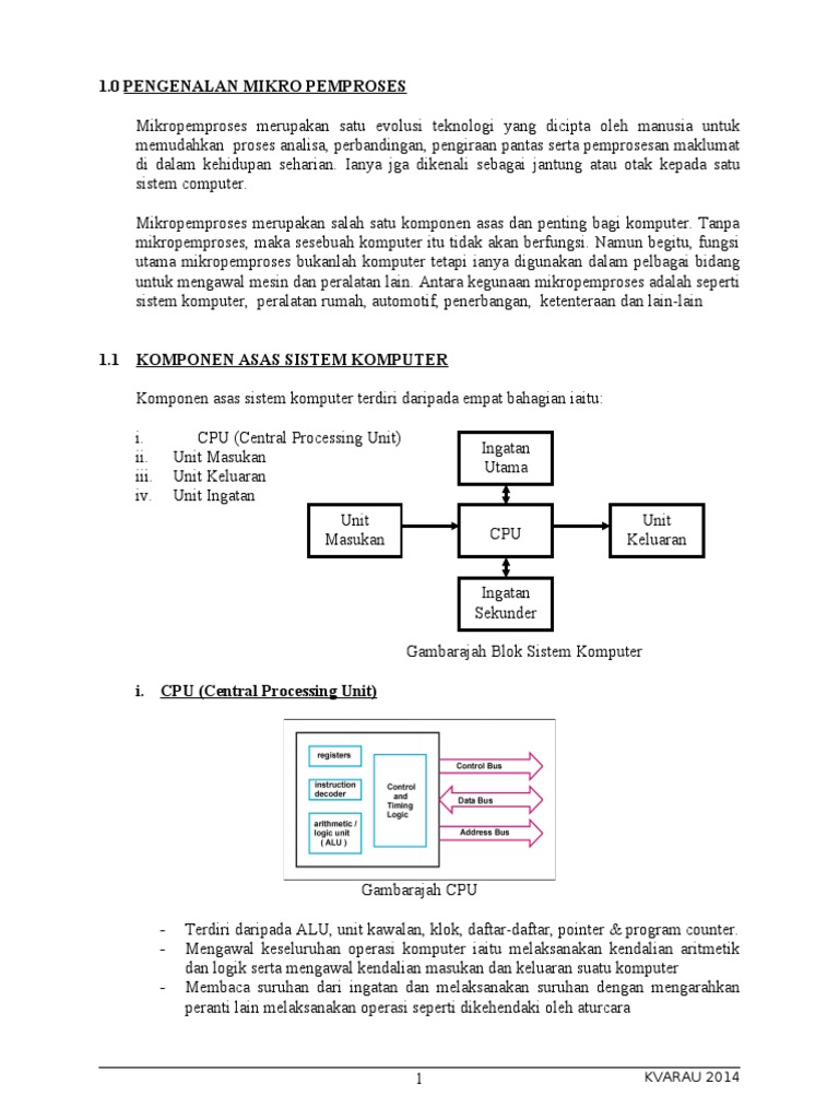 Pengawal Mikro-1 | PDF