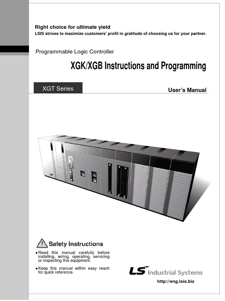 Manual XGK XGB Instruction | PDF | Input/Output | String (Computer Science)