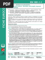 Charges d'Exploitation Bâtiments: Tableau Eurocode | PDF | La nature